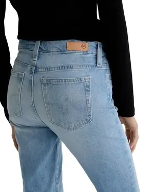 Ag Mari Mid-rise Slim Straight Jeans