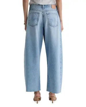 Ag Hattie High-rise Barrel Crop Jeans - Gesture