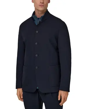 Boggi Milano B Tech Stretch Guru Blazer - Navy Blue