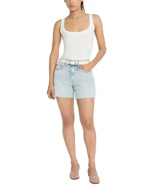 Good American Rib Tank Bodysuit - Chalk