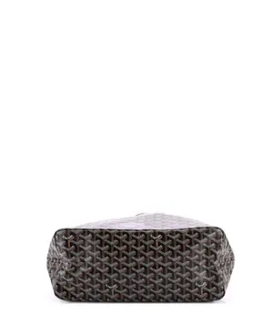 Goyard Saint Louis Pm Tote Coated Canvas - Brown