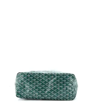 Goyard Saint Louis Pm Tote Coated Canvas - Green
