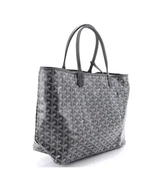 Goyard Pm Saint Louis Tote Coated Canvas - Gray