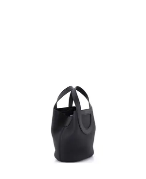 Hermès 18 In-the-loop Bag Clemence With Swift - Black