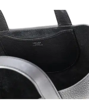 Hermès 18 In-the-loop Bag Clemence With Swift - Black