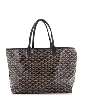 Goyard Pm Saint Louis Tote Coated Canvas - Black