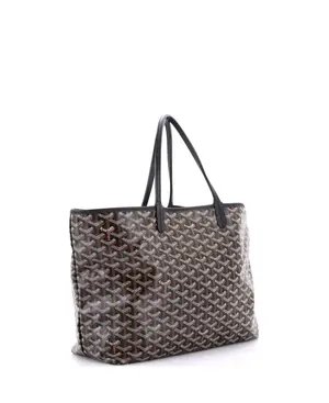 Goyard Pm Saint Louis Tote Coated Canvas - Black