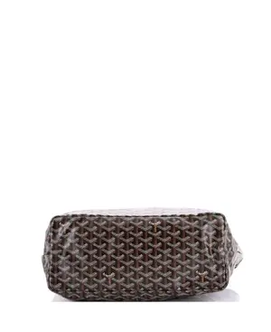 Goyard Pm Saint Louis Tote Coated Canvas - Black