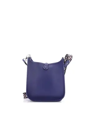 Hermès Tpm Evelyne Bag Gen Iii Maurice - Blue