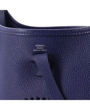 Hermès Tpm Evelyne Bag Gen Iii Maurice - Blue