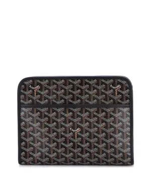 Goyard Jouvence Mm Toiletry Pouch Coated Canvas - Black