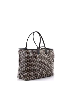 Goyard Pm Saint Louis Tote Coated Canvas - Black