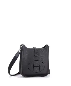 Hermès Tpm Evelyne Bag Gen Iii Clemence - Black
