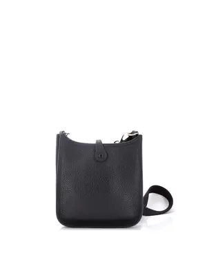 Hermès Tpm Evelyne Bag Gen Iii Clemence - Black