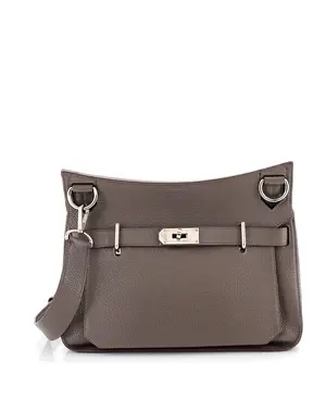 HERMES 31 Jypsiere Bag Clemence - Gray