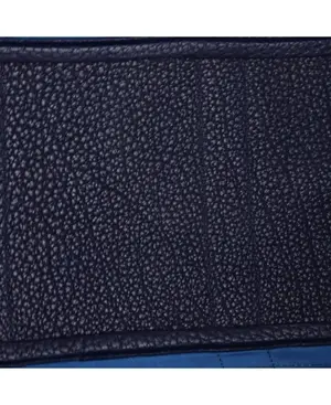 Hermès 30 Garden Party Tote Toile And Leather - Blue
