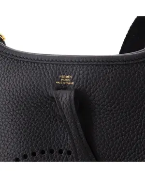Hermès Tpm Evelyne Gen Iii Clemence Bag - Black