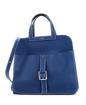 HERMES 31 Halzan Bag Clemence - Blue