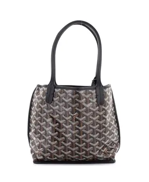 Goyard Anjou Reversible Tote Coated Canvas - Black