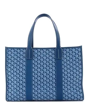 GOYARD Mm Villette Tote Coated Canvas - Blue