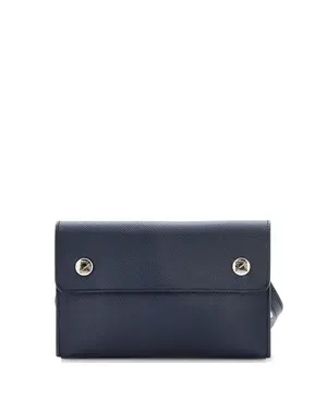 Hermès Double Snap Pochette Crossbody Epsom - Blue
