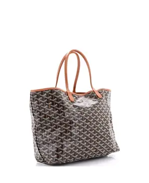 Goyard Pm Saint Louis Coated Canvas Tote - Brown