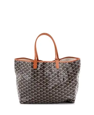 Goyard Pm Saint Louis Coated Canvas Tote - Brown