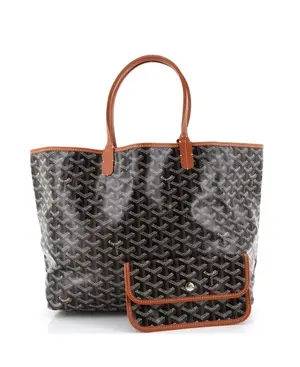 Goyard Saint Louis Pm Tote Coated Canvas - Brown