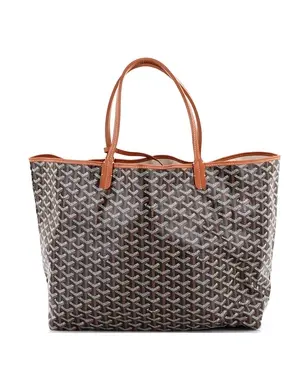 Goyard Gm Saint Louis Tote Coated Canvas - Brown