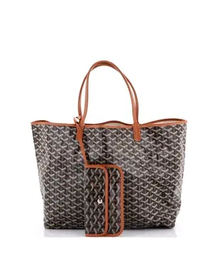 Goyard Gm Saint Louis Tote Coated Canvas - Brown
