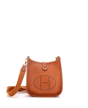 Hermès Tpm Evelyne Bag Gen Iii Clemence - Brown