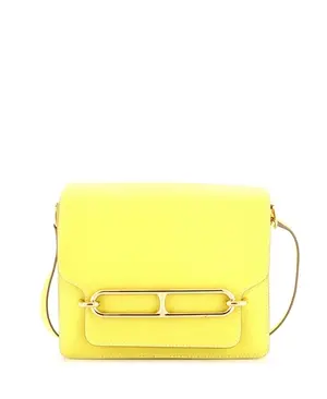 HERMES 23 Roulis Bag Evercolor - Yellow
