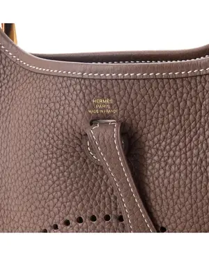 Hermès Tpm Evelyne Bag Gen Iii Clemence - Gray