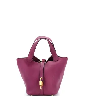 HERMES Pm Picotin Lock Bag Maurice - Purple