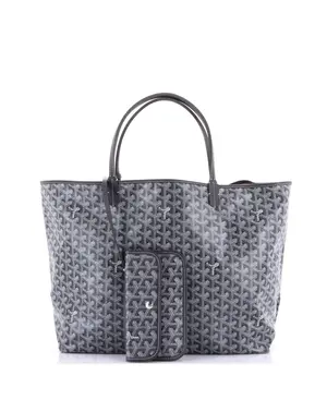 Goyard Gm Saint Louis Tote Coated Canvas - Gray