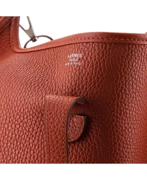 Hermès Pm Evelyne Bag Gen Iii Clemence - Brown