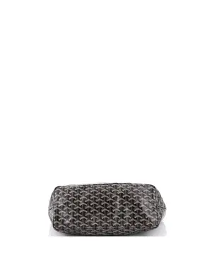 Goyard Pm Saint Louis Tote Coated Canvas - Black