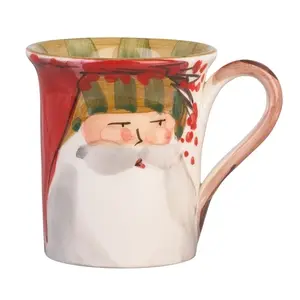 VIETRI Old Saint Nick Mug, Set Of 4