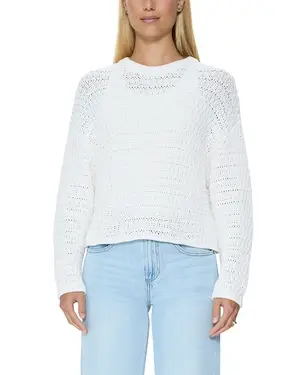 PISTOLA Katya Relaxed Crewneck Sweater - Le Blanc
