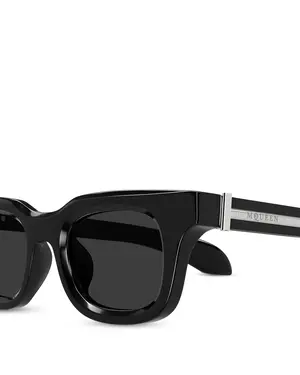 Alexander McQueen Rectangular Sunglasses, 46mm