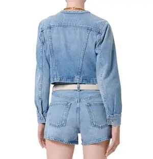 Citizens Of Humanity Devin Collarless Denim Jacket - Cecil