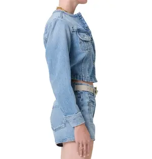 Citizens Of Humanity Devin Collarless Denim Jacket - Cecil