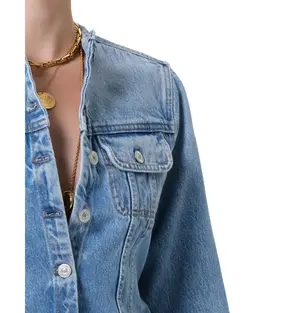 Citizens Of Humanity Devin Collarless Denim Jacket - Cecil