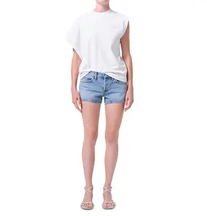 AGOLDE Low Rise Parker Denim Shorts - Replica