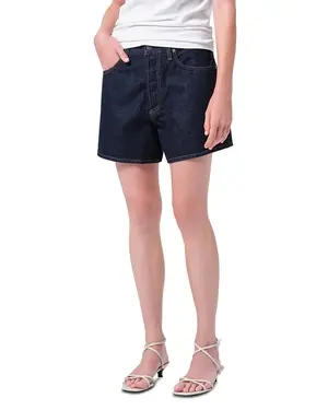 AGOLDE Leith Denim Shorts - Rinse
