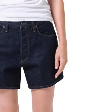 AGOLDE Leith Denim Shorts - Rinse