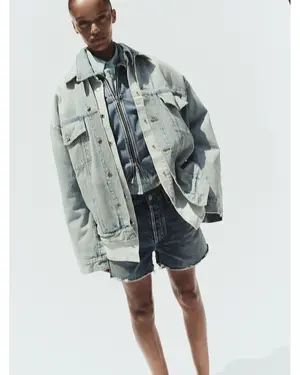 AGOLDE Nye Denim Shorts