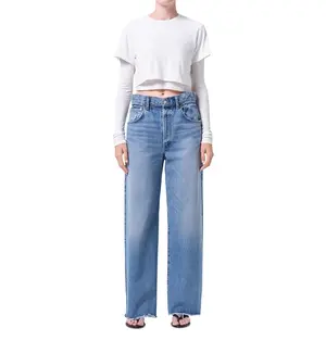 AGOLDE Lyonne Straight Leg Jeans - Outbreak