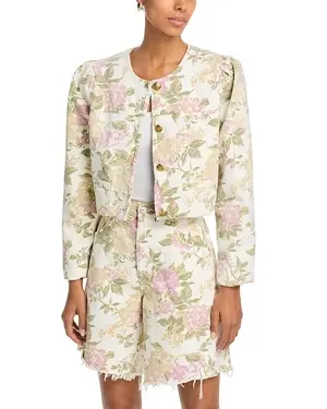 Citizens Of Humanity Anita Puff Sleeve Jacket - English Rose
