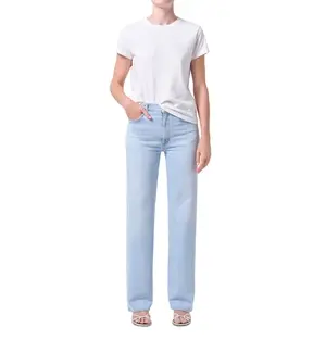 AGOLDE Harper Mid-rise Relaxed Straight Jeans - Flaunt